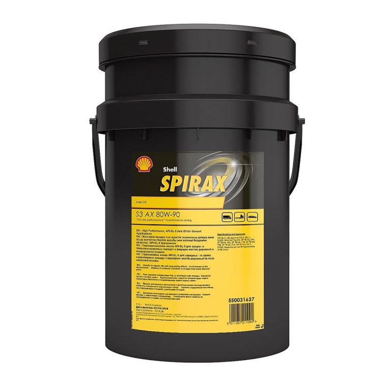 Shell Spirax S3 AX 80W-90 | Jungent Baltic Oil division